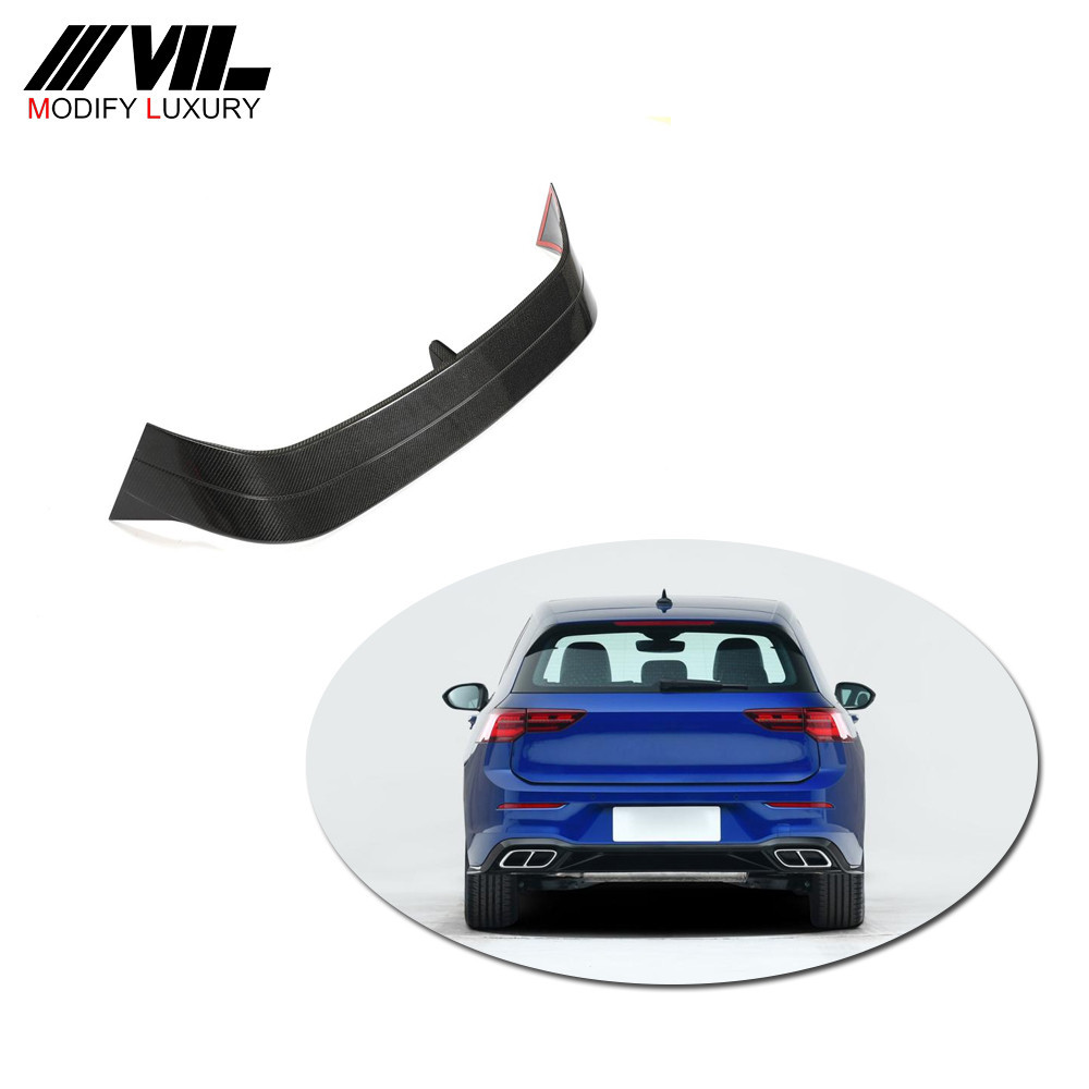8R Carbon Fiber Rear Spoiler for VW Golf MK8 2021-2022 | Shopee Malaysia