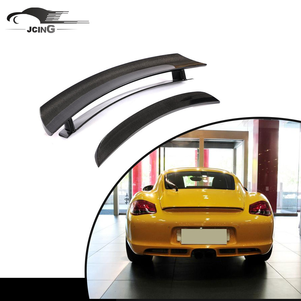 Carbon Fiber Rear Trunk Spoiler For Porsche 718 Cayman S Coupe 2-Door ...