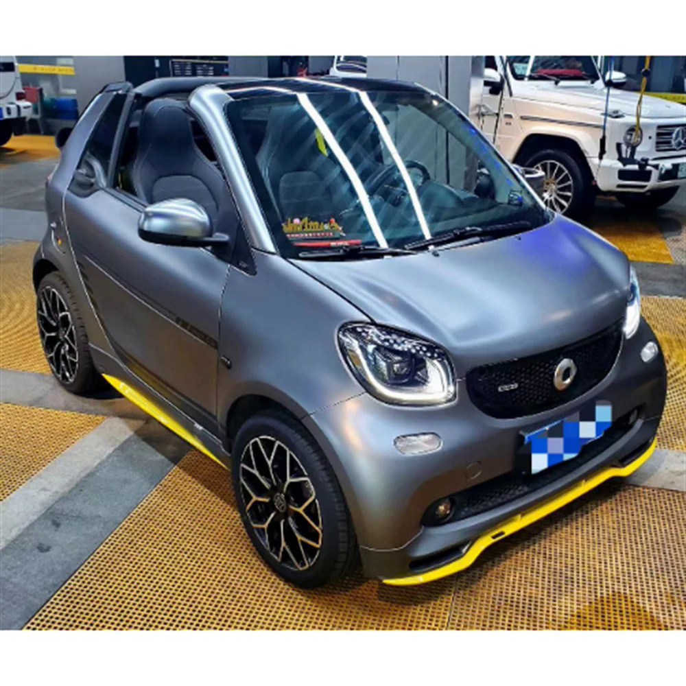 For Benz Smart Fortwo Forfour 453 PP Unpainted Front Rear Lip Side ...