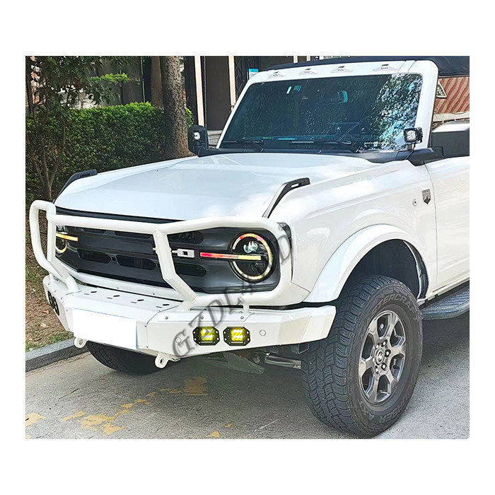 4x4 Bull Bar Steel Bumper kit For Bronco Raptor 2022 Front Bull Bar Car ...
