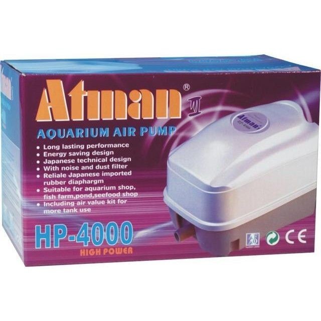ATMAN AQUARIUM HP-4000 AIR PUMP | Shopee Malaysia
