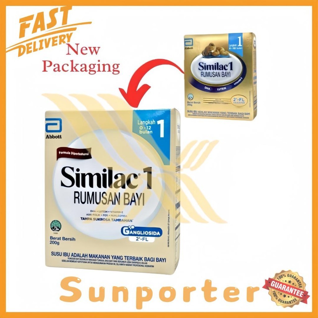 Sunporter New Packaging Similac Step 1 (2.4kg) | Shopee Malaysia