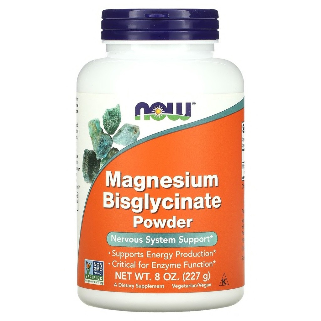 ️ NOW Foods, Magnesium Bisglycinate Powder, 8 oz (227 g) | Shopee Malaysia