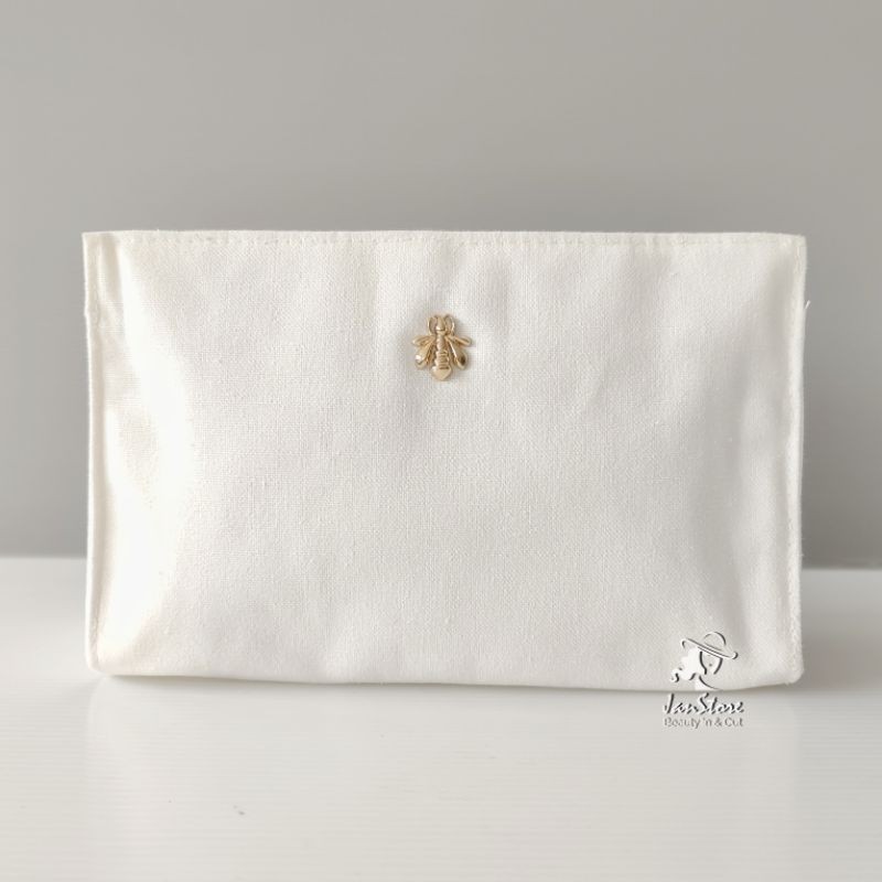 Guerlain 2024 White Cosmetics Accessories Makeup Travel Pouch | Shopee ...