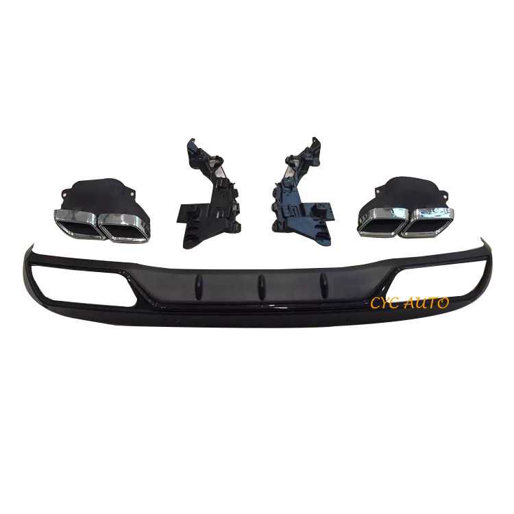 W205 C63 rear diffuser for Mercedes Benz C class W205 normal sedan body ...