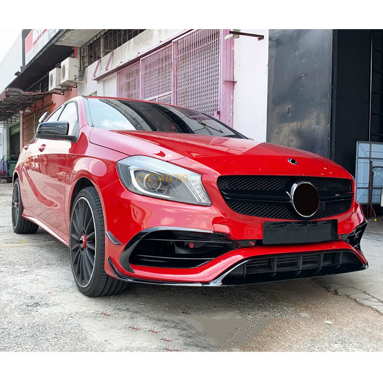 A45 Look Factory Supply Modified W176 Body Kit front rear bumper Full ...