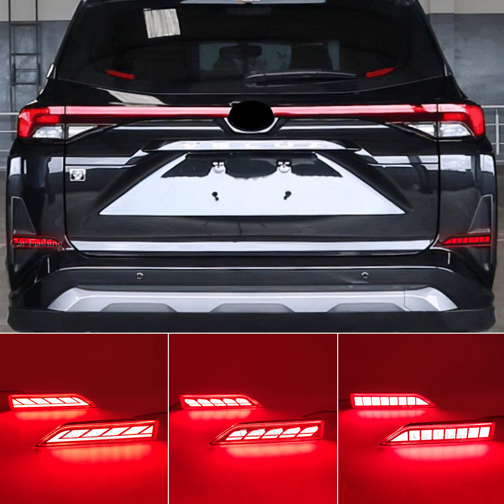 Dynamic Turn signal LED Reflector Lamp Rear Fog Lamp Bumper Light Brake ...