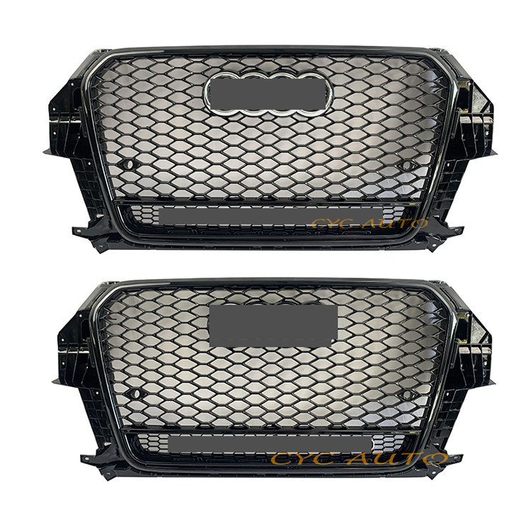 RSQ3 Grille Front Bumper Mesh Replacement Q3 Grill With Bottom Frame ...