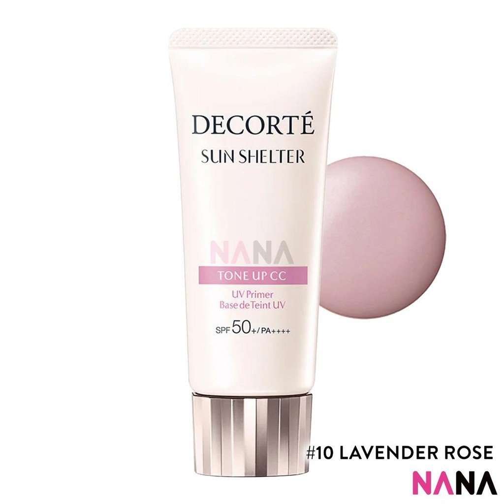 DECORTE Sun Shelter Tone Up CC SPF50+ PA++++ #10 Lavender Rose 32ml | Shopee Malaysia