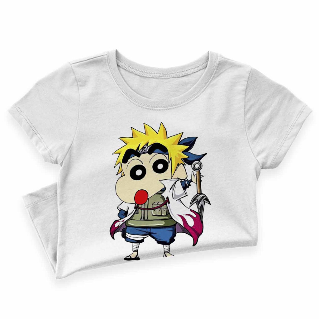 Shin Chan Naruto Anime Manga Ninja Baby Girl Tshirt Cotton Boy Kids ...