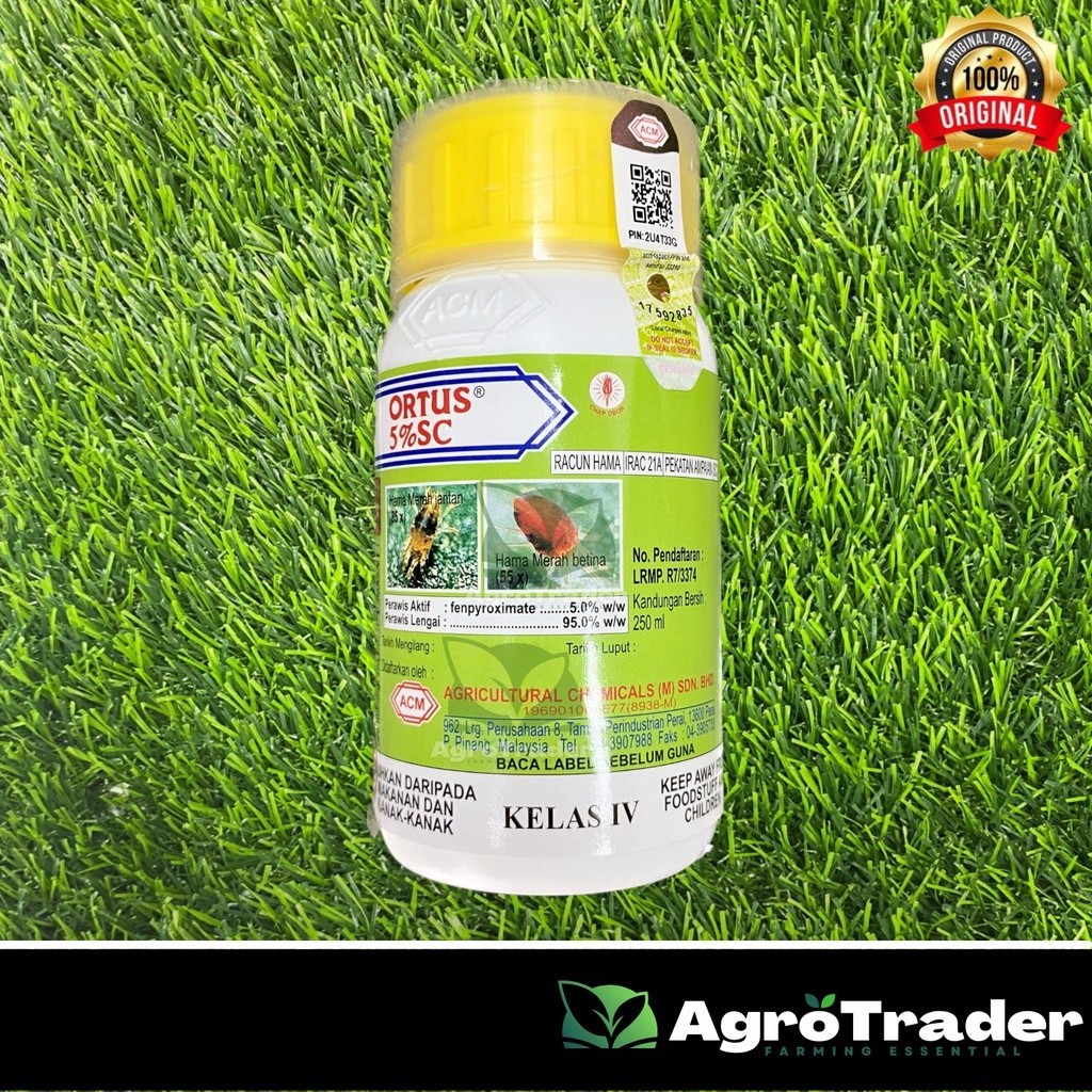 ACM Ortus 5%SC 250ml -Fenpyroximate 5% (Racun Hama/Acaricides) | Shopee ...