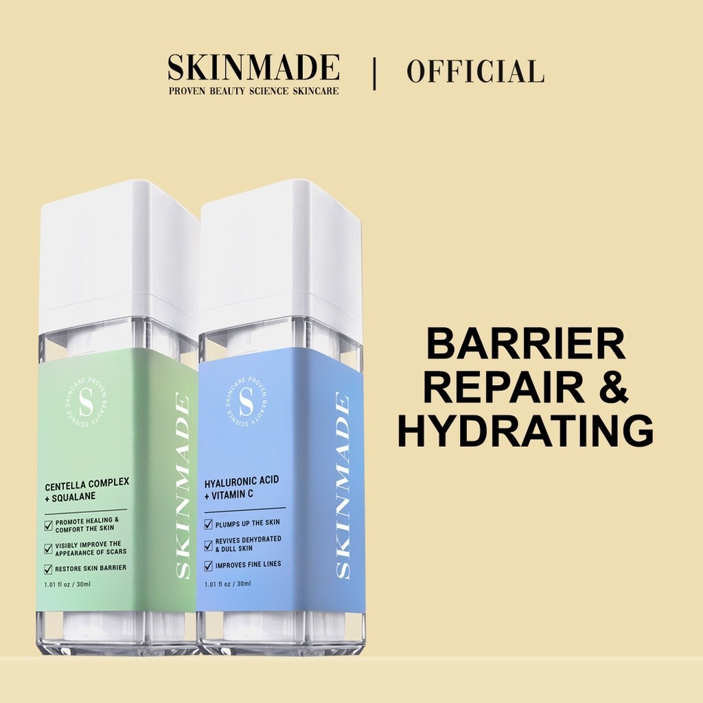 SKINMADE Barrier Repair - Centella Complex + Squalane Serum/Hyaluronic ...