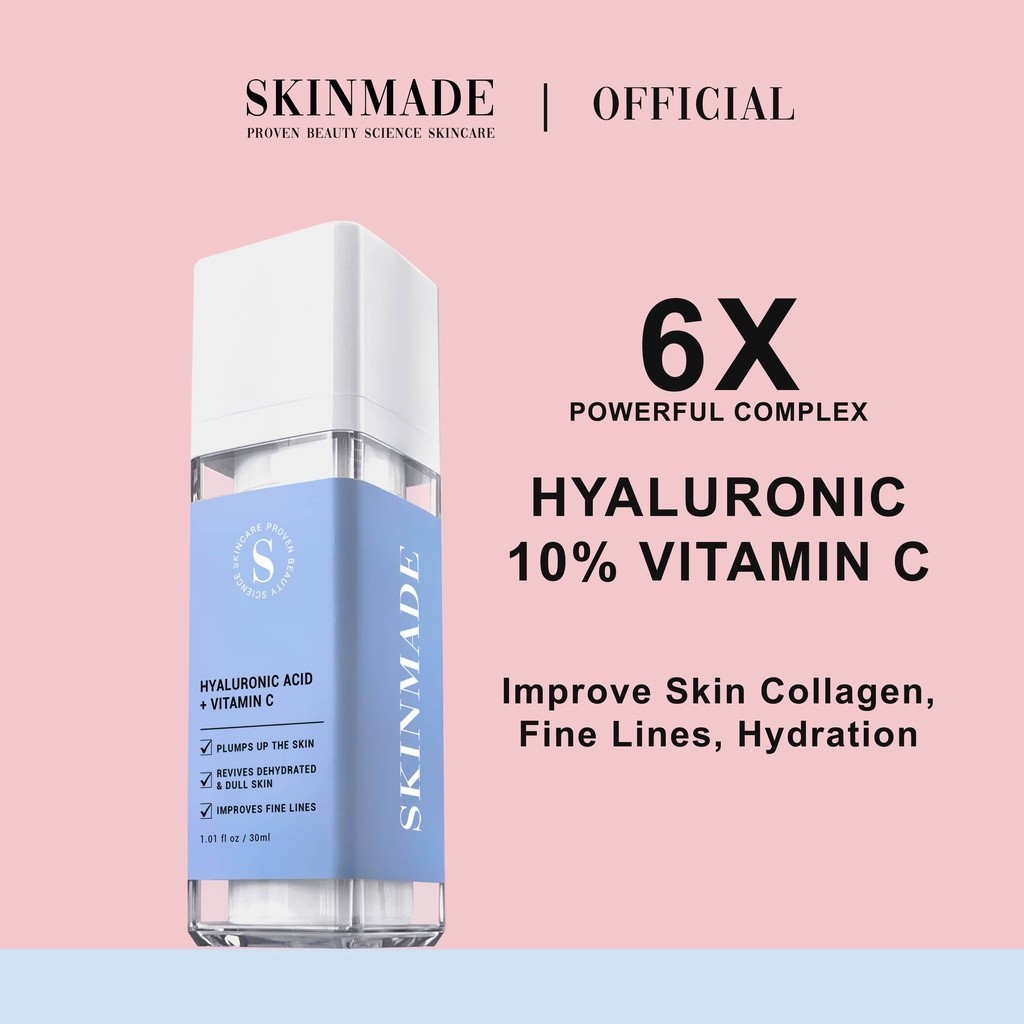 SKINMADE Hyaluronic Acid + Vitamin C Serum Combo Set | Shopee Malaysia