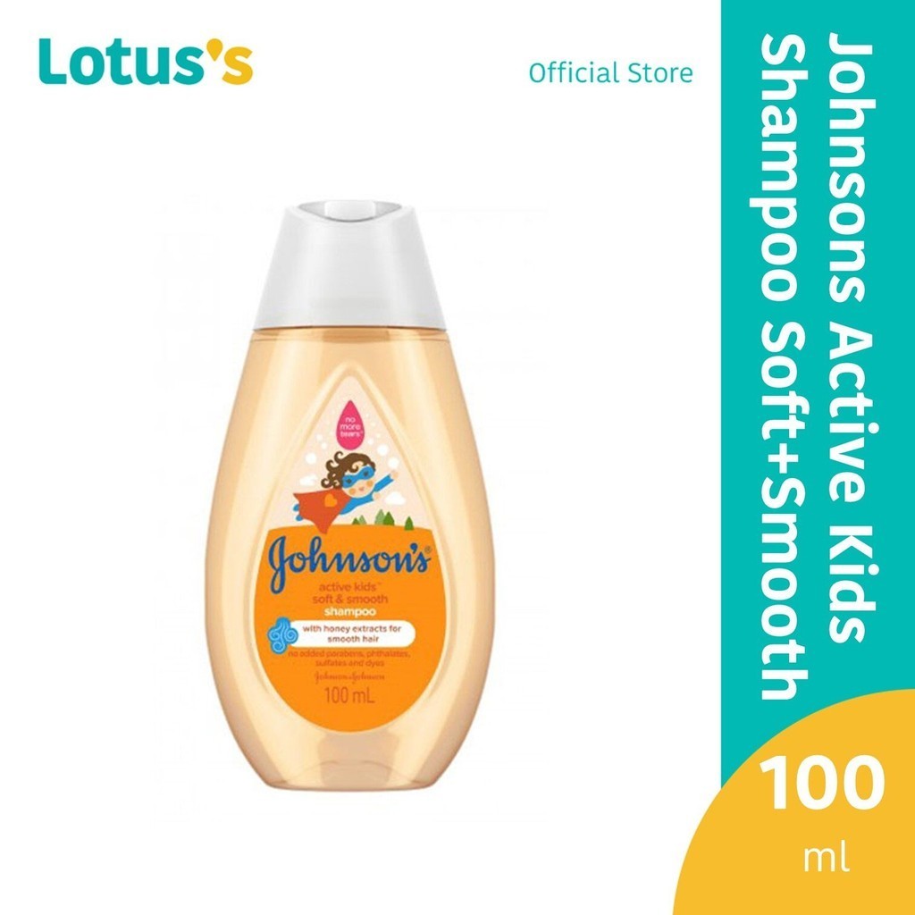 Johnsons Active Kids Shampoo Soft+Smooth 100ml | Shopee Malaysia