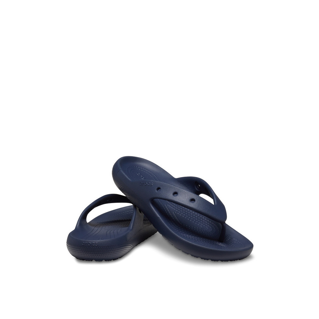 Crocs - Classic Crocs V2 Flip Flops (Unisex - Navy) | Shopee Malaysia