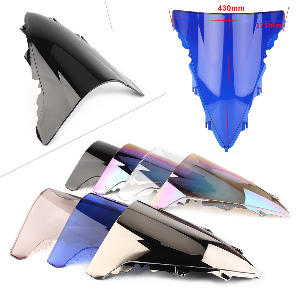 YZF-R1 2009-2014 Motorcycle ABS Windshield Windscreen Double Bubble For ...