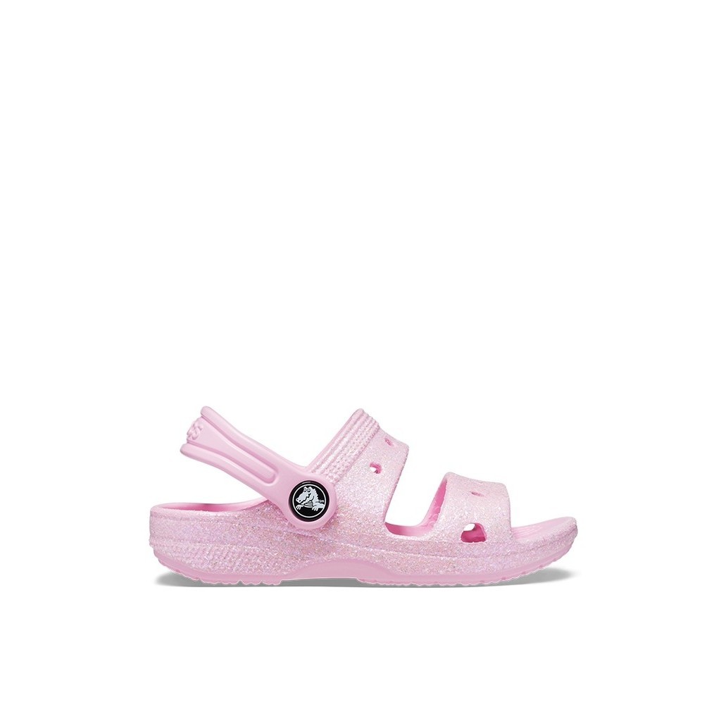 Crocs - Toddlers' Classic Glitter Sandals (Girls - Flamingo/Pink ...