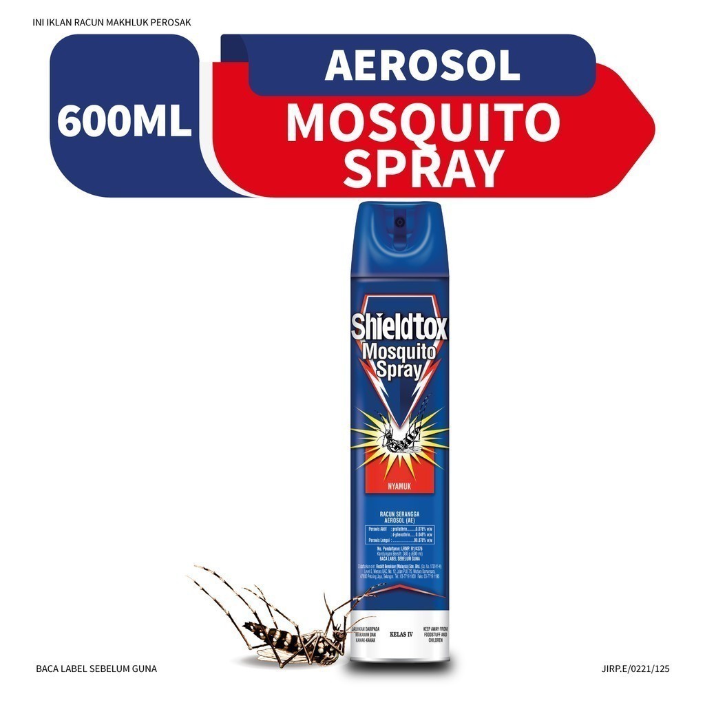 Shieldtox Mosquito Spray Aerosol (270ml/600ml/800ml) | Shopee Malaysia