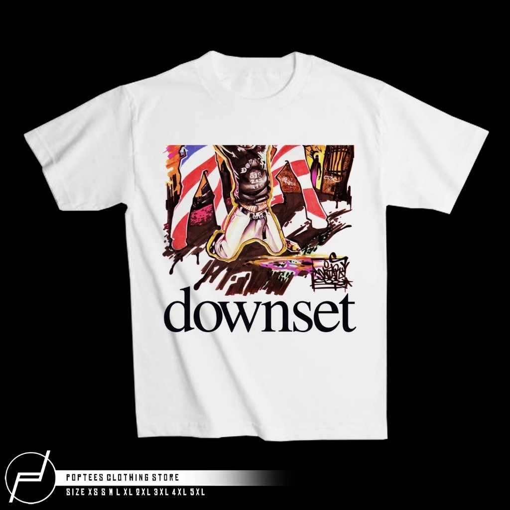 DOWNSET BAND 100% COTTON T-SHIRT UNISEX GRAPHIC PRINTED | Shopee Malaysia