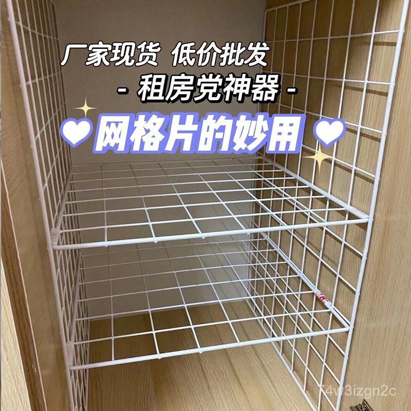 Mesh Plate Grid Barbed Wire Supermarket Hanging Net Shelf White Iron ...