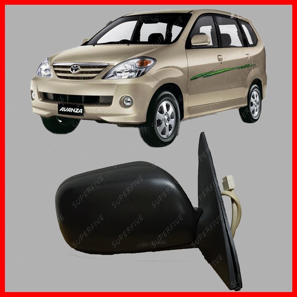 TOYOTA AVANZA (2004 - 2010) SIDE MIRROR / DOOR MIRROR 3 WIRE | Shopee ...
