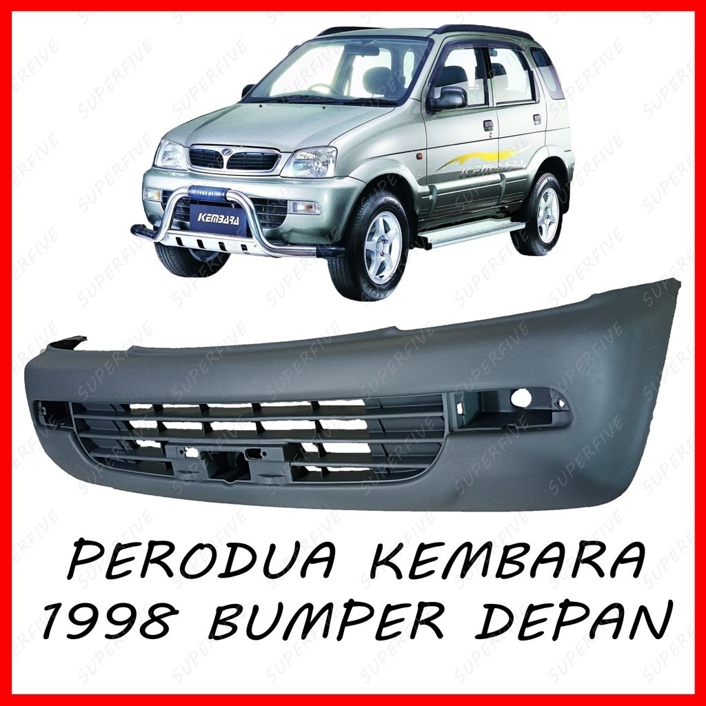 PERODUA KEMBARA 1998 FRONT BUMPER / BUMPER DEPAN | Shopee Malaysia