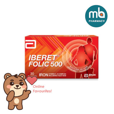 [Exp: Sep 2026] IBERET FOLIC 500 TABLETS 30'S | Shopee Malaysia