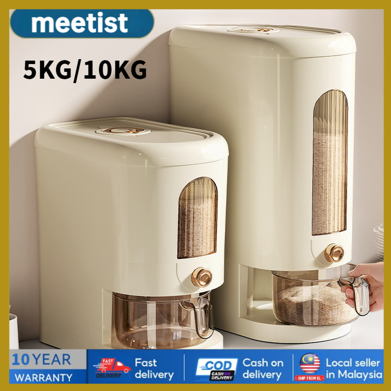 5KG/10KG Bekas Beras airtight Rice storage container bekas tepung ...
