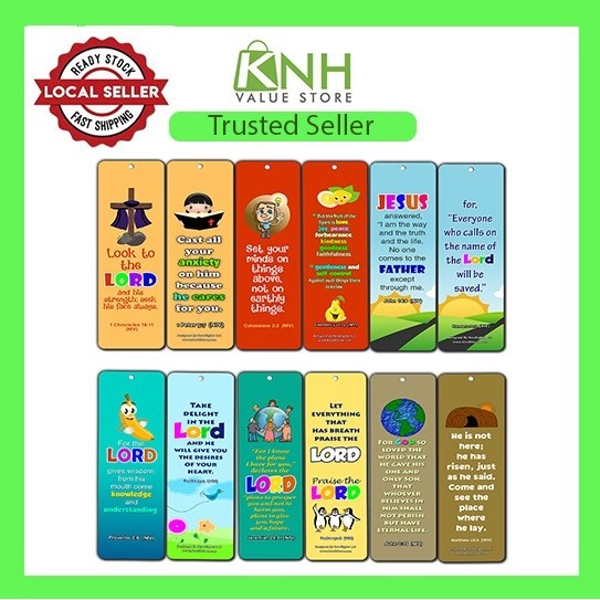 Easy Bible Scriptures for Kids - Powerful Word of God (6-Pack) | Shopee ...