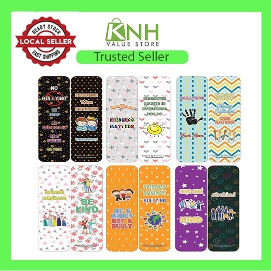 Creanoso Anti-Bullying Bookmarks Cards Series 2 (6-Pack) | Shopee Malaysia