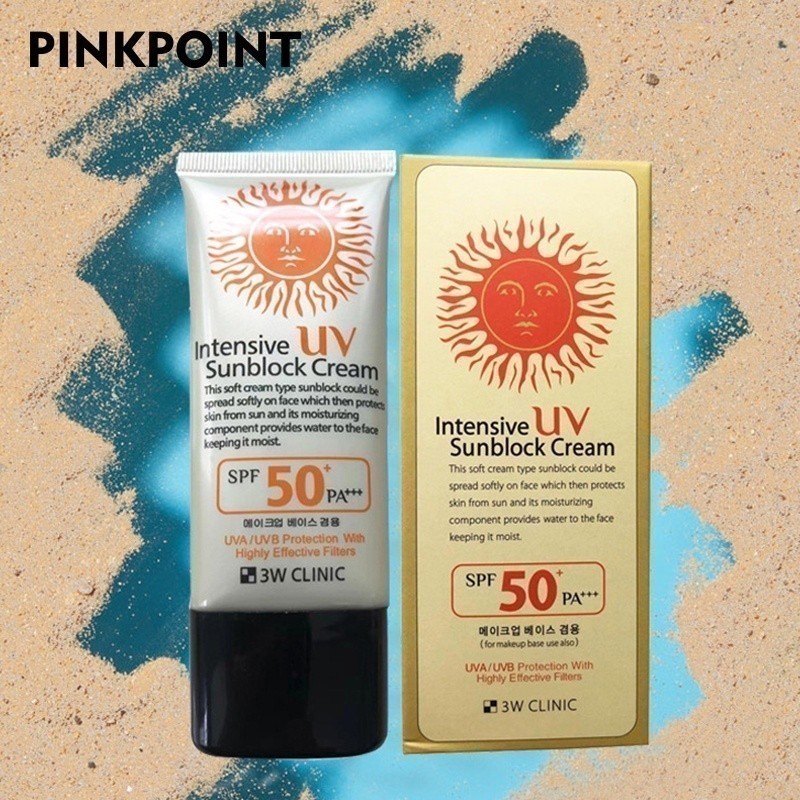 3W Clinic Intensive UV Sunblock Cream Refreshing Sunscreen anti UV ...