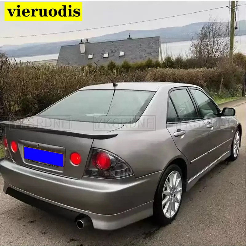 IS200 Modified TRD Style Black/Carbon Fiber Rear Trunk Luggage ...