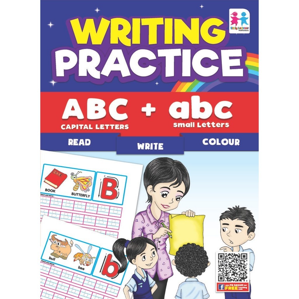 Early Learner: Writing Practice ABC Capital Letters And ABC Small ...