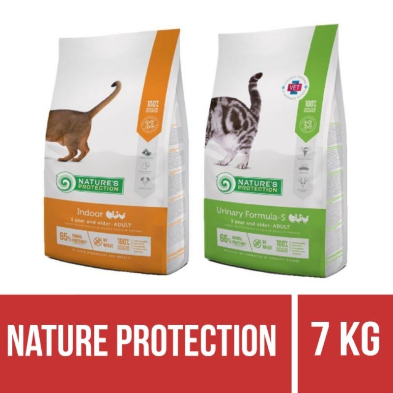 Nature's Protection Cat Food 7KG | Indoor/Urinary 7kg Super Premium ...