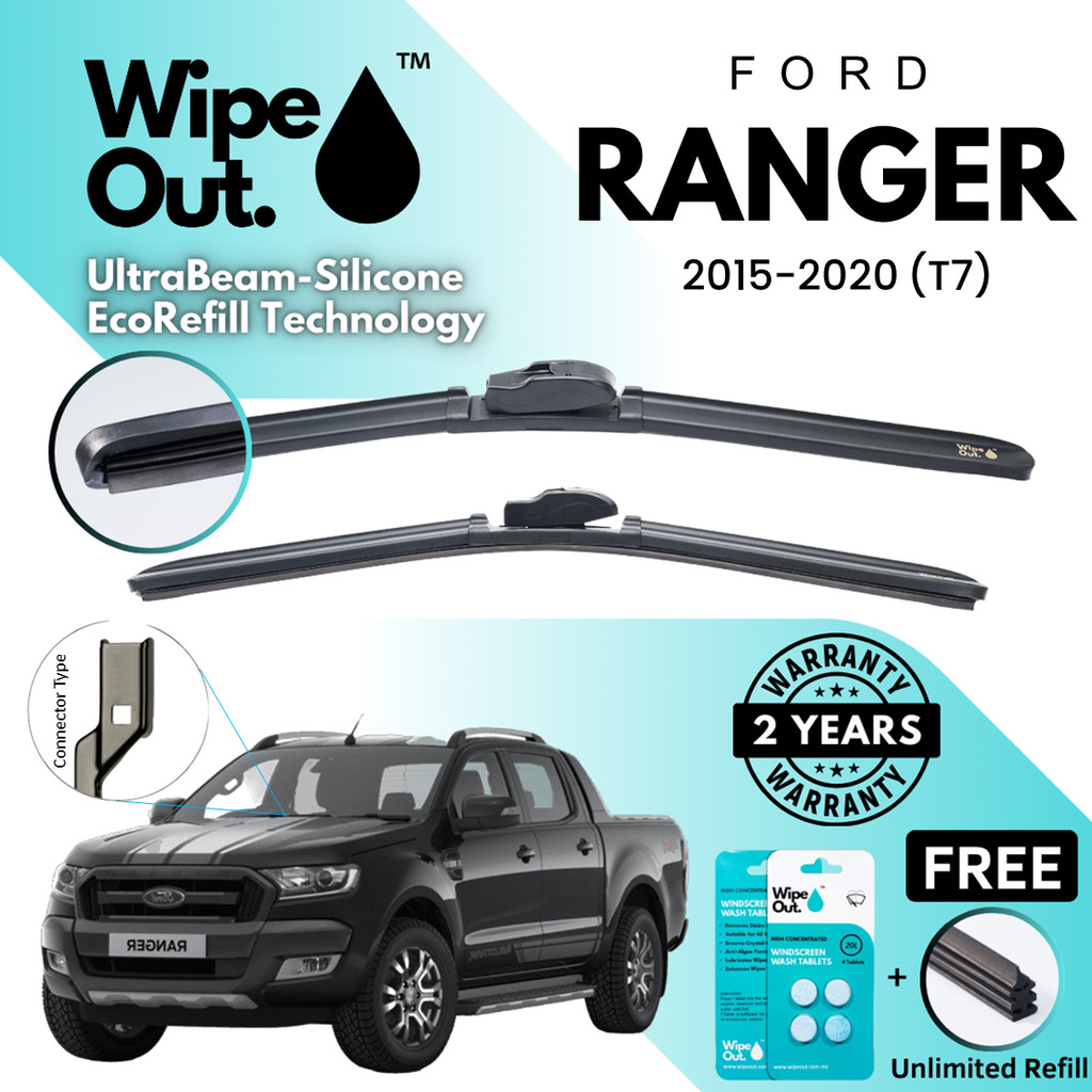 [PREMIER] WipeOut UltraBeam Silicone EcoRefill-Technology Wiper Ford ...