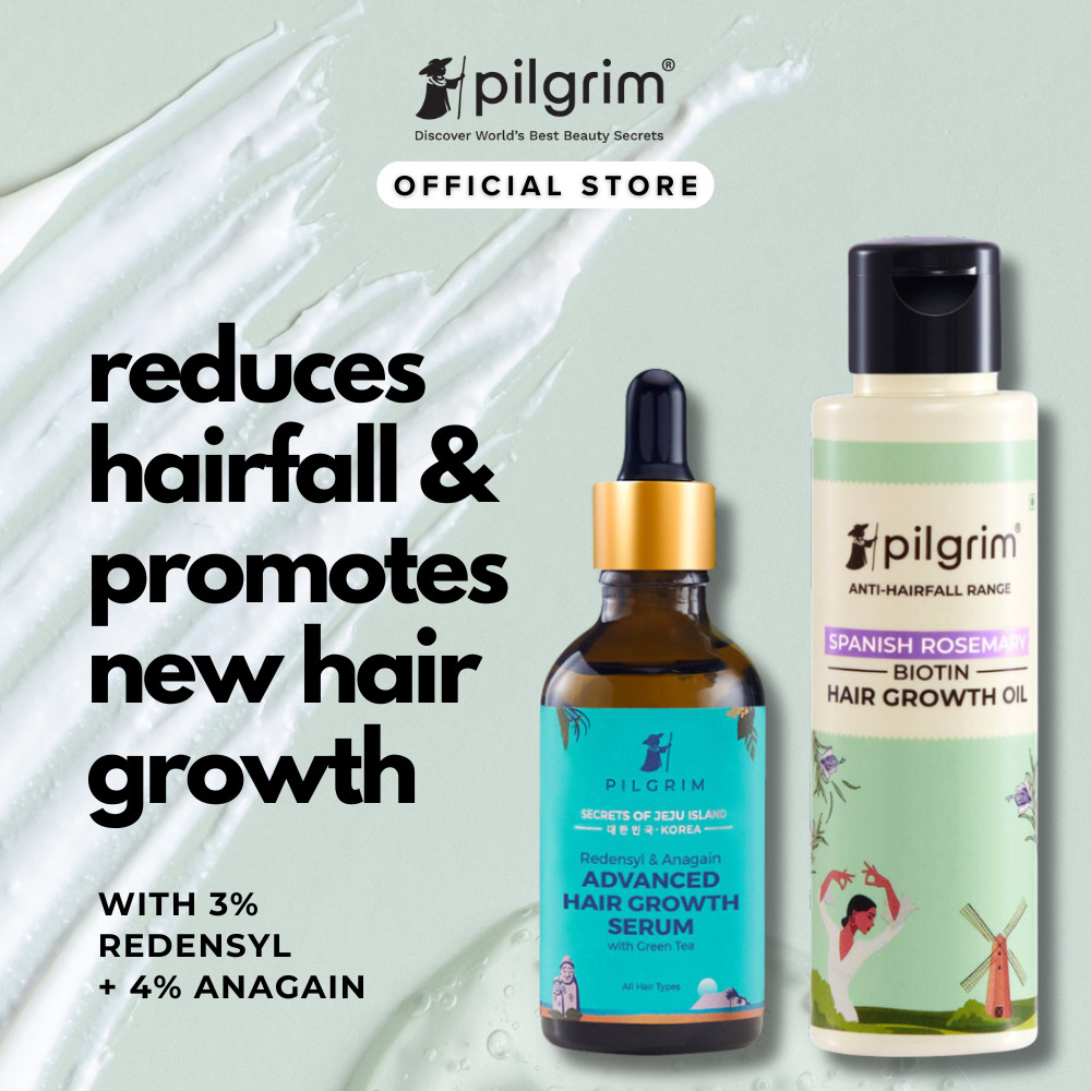 [BEST SELLER] Pilgrim Combo Hair Growth Serum 50ml & Hair Growth Oil ...