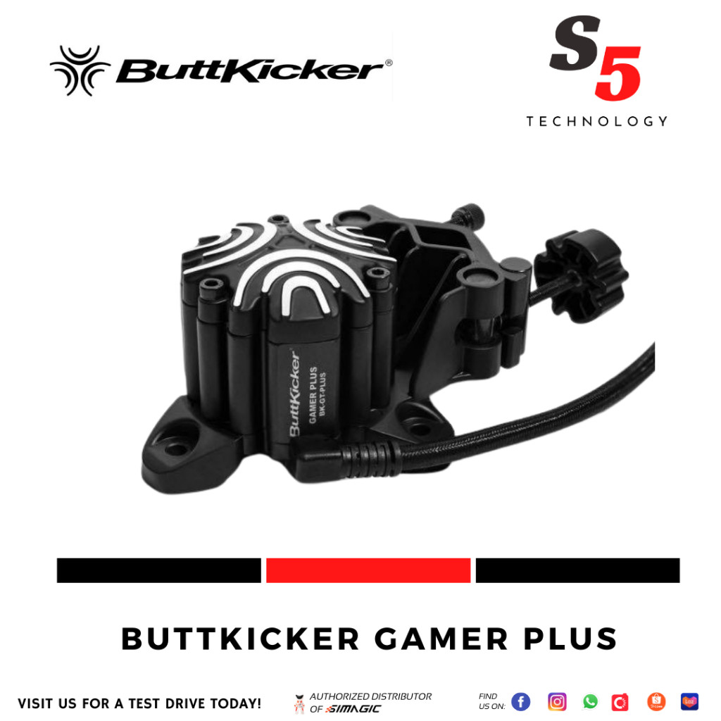 Buttkicker Gamer Plus / haptics transducer / hapticonnect / butt kicker | Shopee Malaysia