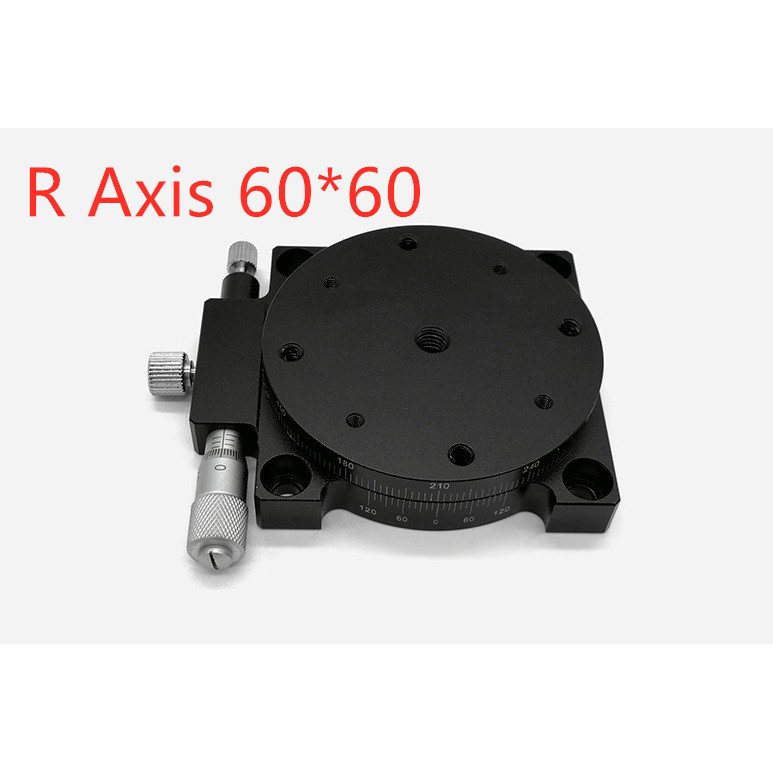 R Axis 60*60 Precision Displacement Platform RS60-L Manual Fine ...