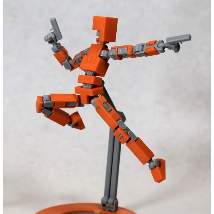 Multi-joint Movable Doll 3D Printing Super Movable Doll with Bracket ...