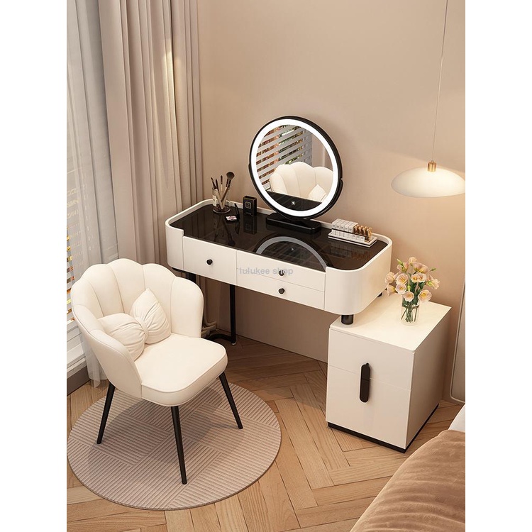 Dressing table small apartment modern simple ins style dressing table ...