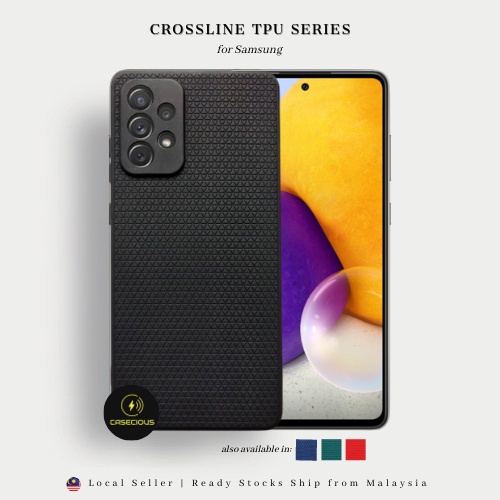 Samsung Galaxy S20 S20+ S21 S21+ Plus FE 4G 5G Ultra Flexible Soft Slim Crossline Slide Grid TPU ...