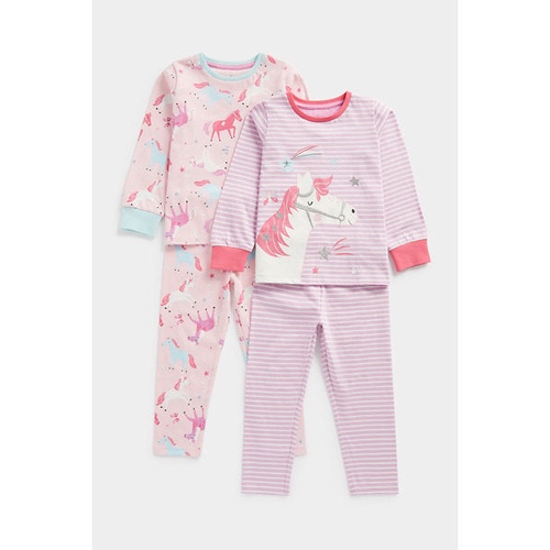 Mothercare Sparkle Pony Pyjamas - 2 Pack | Shopee Malaysia