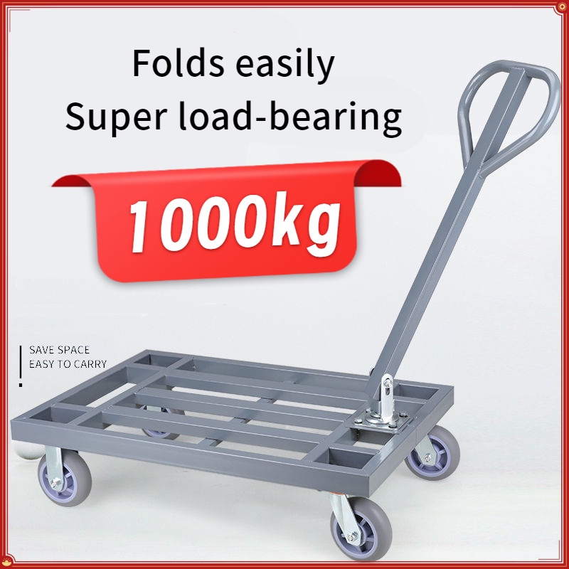 Strong Trolley Large Trolley Heavy Duty metal Folding warehouse Hand ...