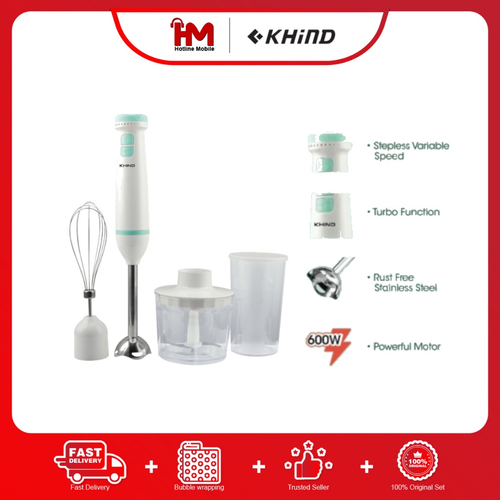 Khind BH600M 3 in 1 Hand Blender | Shopee Malaysia