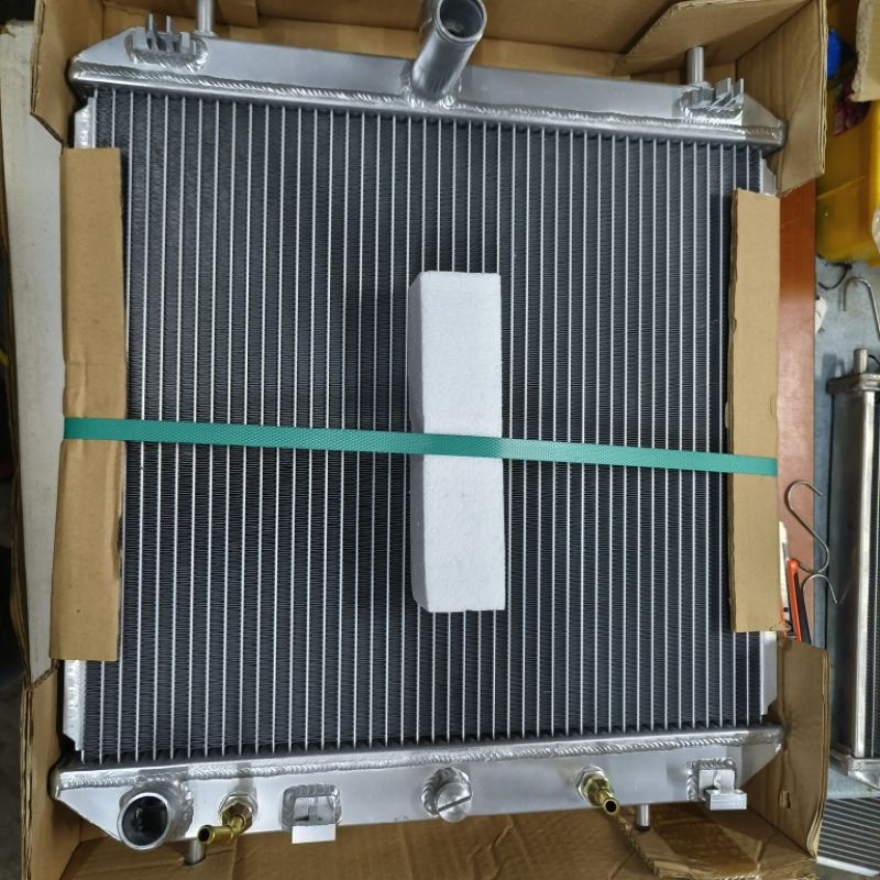 2 Layer Aluminium Radiator Alza MT AT Manual Auto | Shopee Malaysia