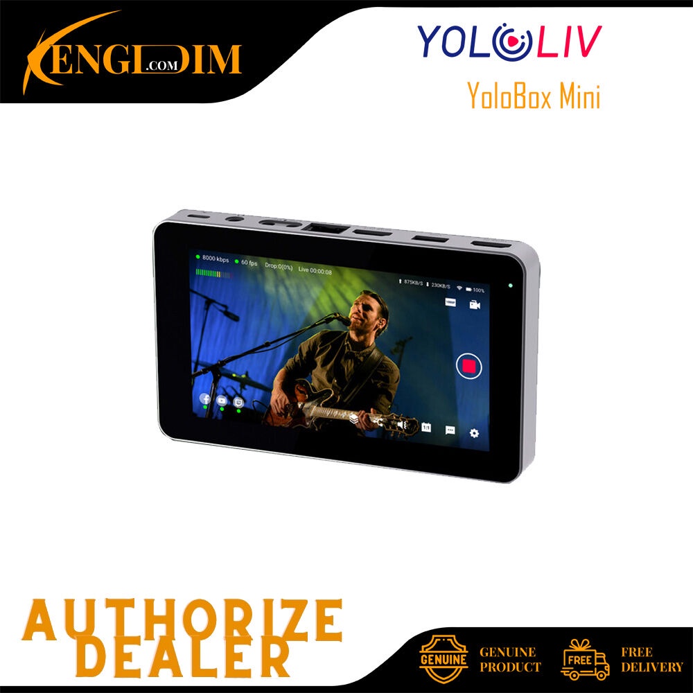 YoloLiv YoloBox Mini Ultra-Portable All-in-One Smart Live Streaming Encoder & Monitor | Shopee ...