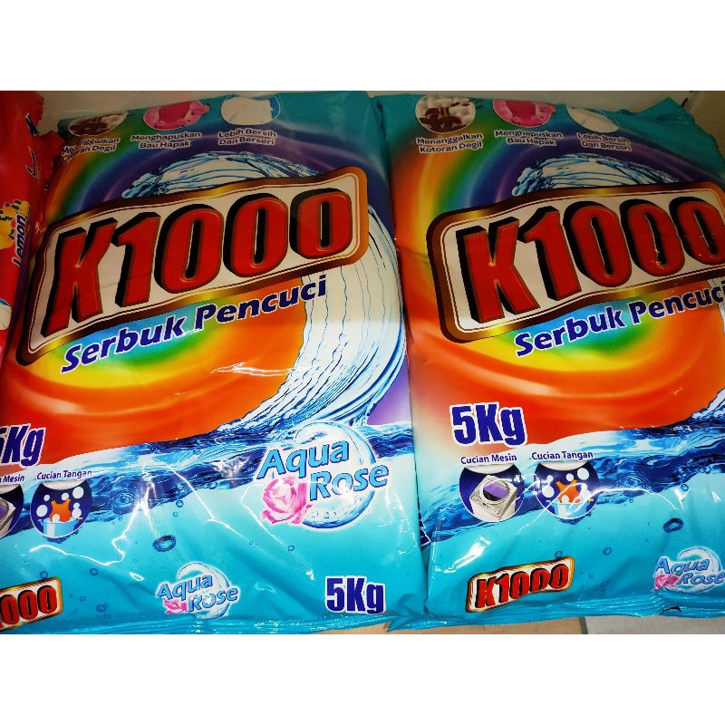 K1000 SERBUK PENCUCI BAJU2.5kg/5kg | Shopee Malaysia