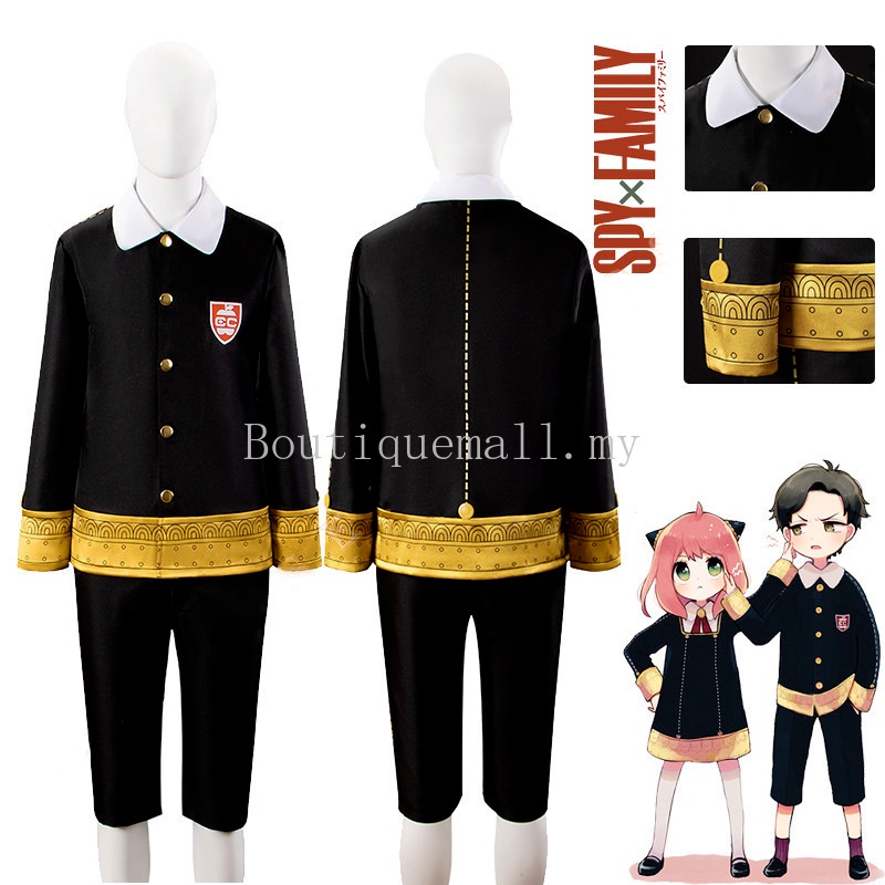 Anime Spy X Family Damian Desmond Cosplay Costumes Syon Boys School ...