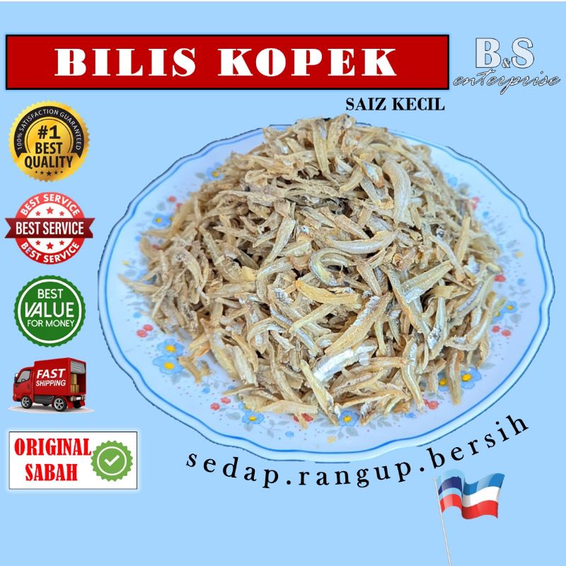 [250g,500g] IKAN BILIS KOPEK SAIZ KECIL/IKAN BILIS SABAH/BILIS RANGUP ...