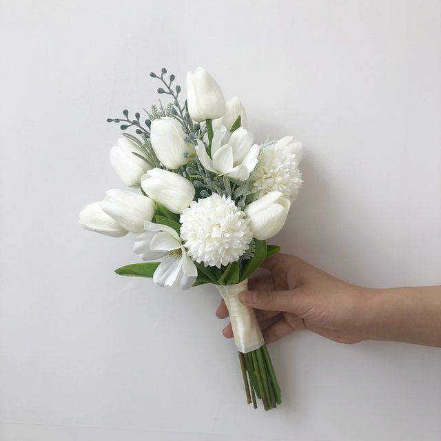 bride bunga tangan pengantin murah perkahwinan 新娘手捧花 The bride's new ...